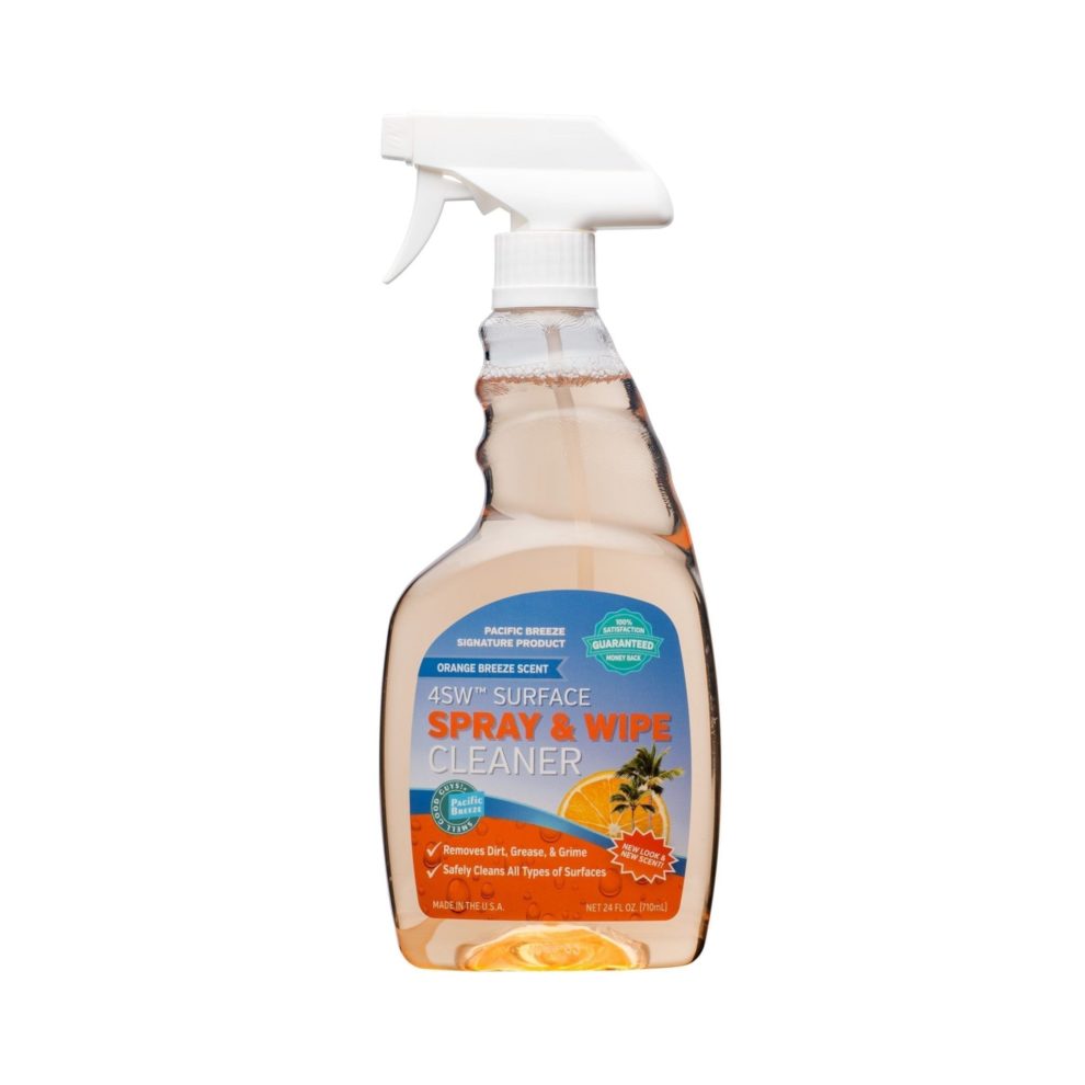 4SW™ Spray & Wipe Surface Cleaner – Pacific Breeze® USA
