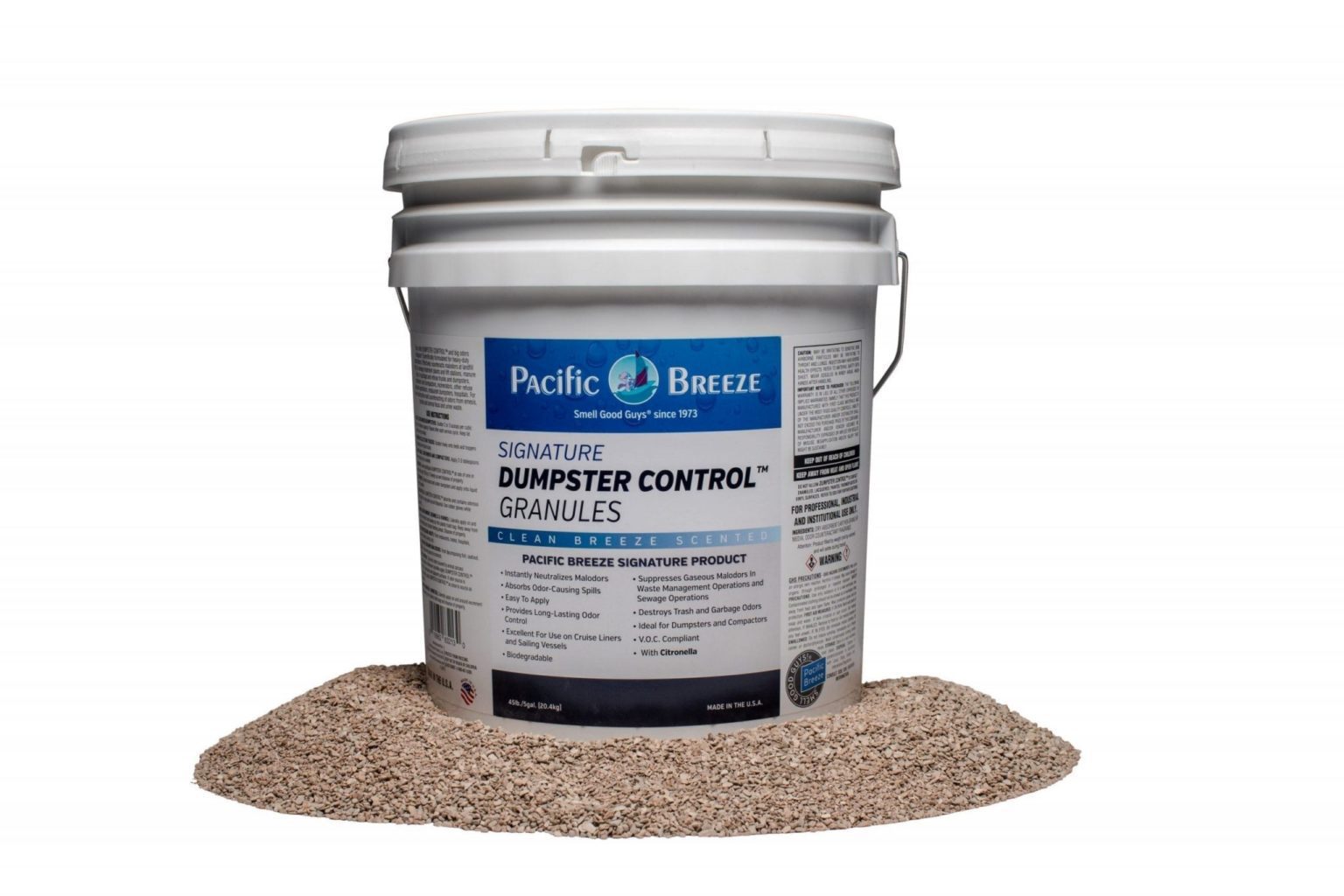 Signature Dumpster Control Granules with Citronella – 5 Gallon Bucket ...