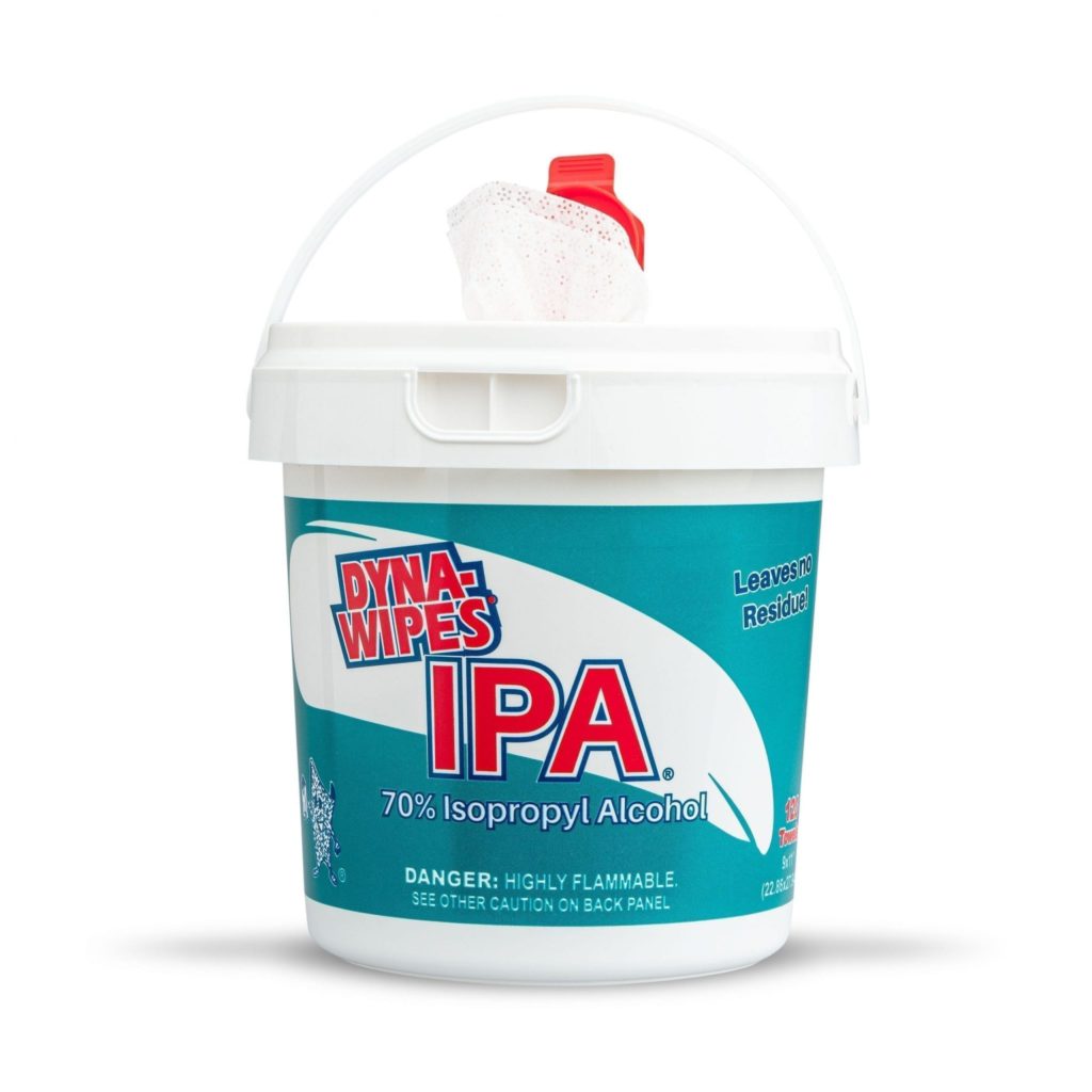 Dyna-Wipes® IPA 70% Isopropyl Alcohol Wipes – Pacific Breeze® USA