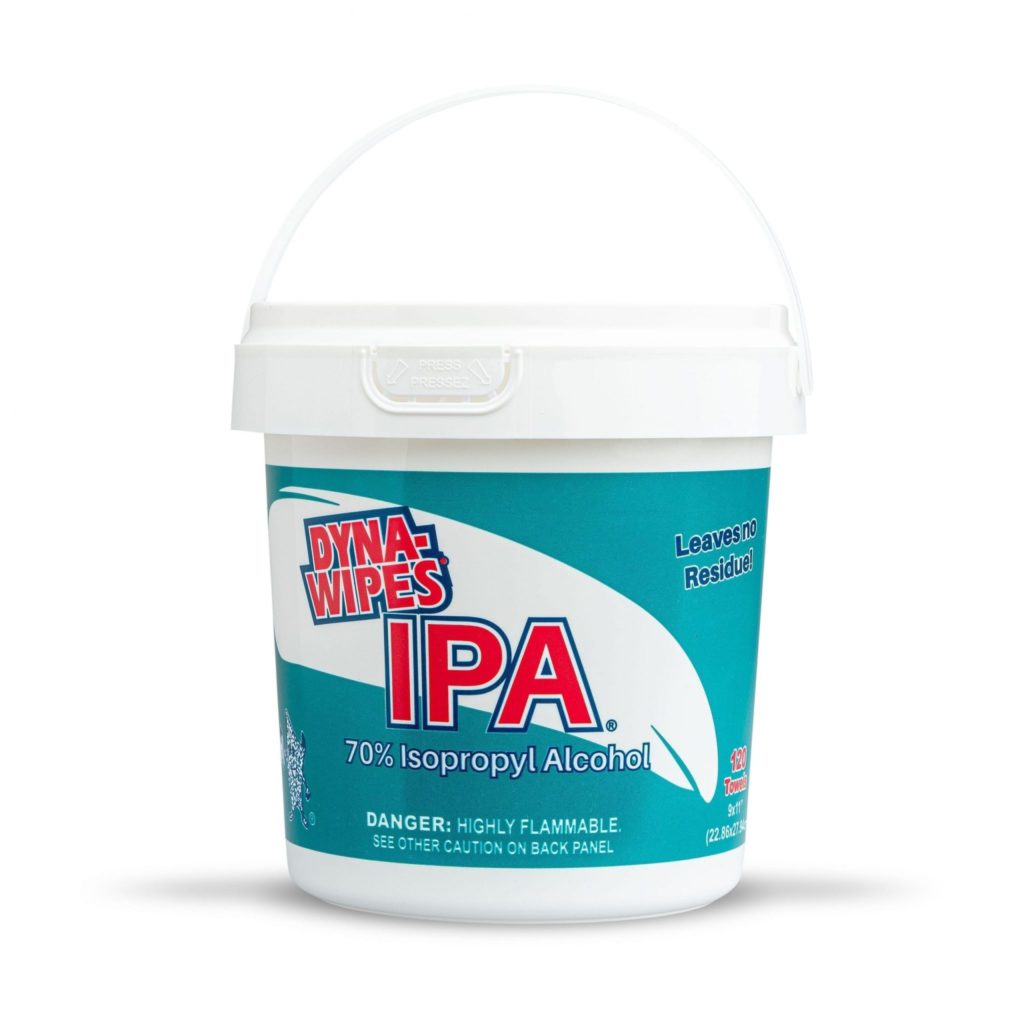 Dyna-Wipes® IPA 70% Isopropyl Alcohol Wipes – Pacific Breeze® USA